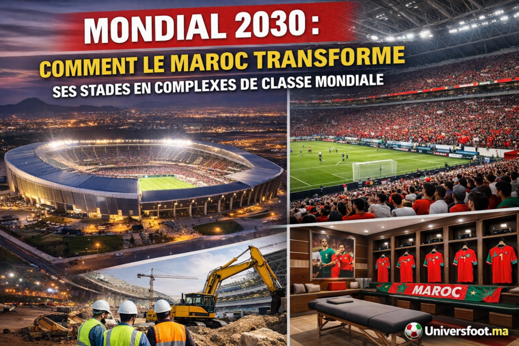 Mondial 2030 : Le Maroc mise sur des stades de classe mondiale